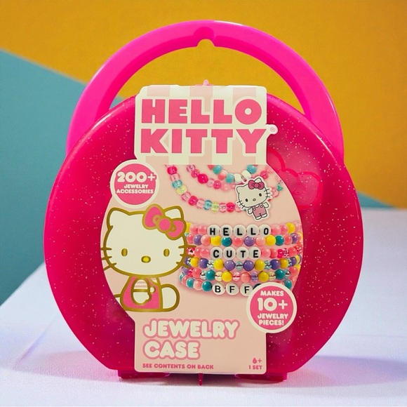 Hello Kitty | Office | Hello Kitty Pink Jewelry Case With Accessories ...